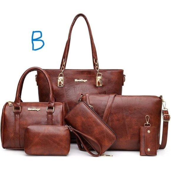 Bags | New 6 In 1 Bundle Designer Purses And Handbags | Poshmark